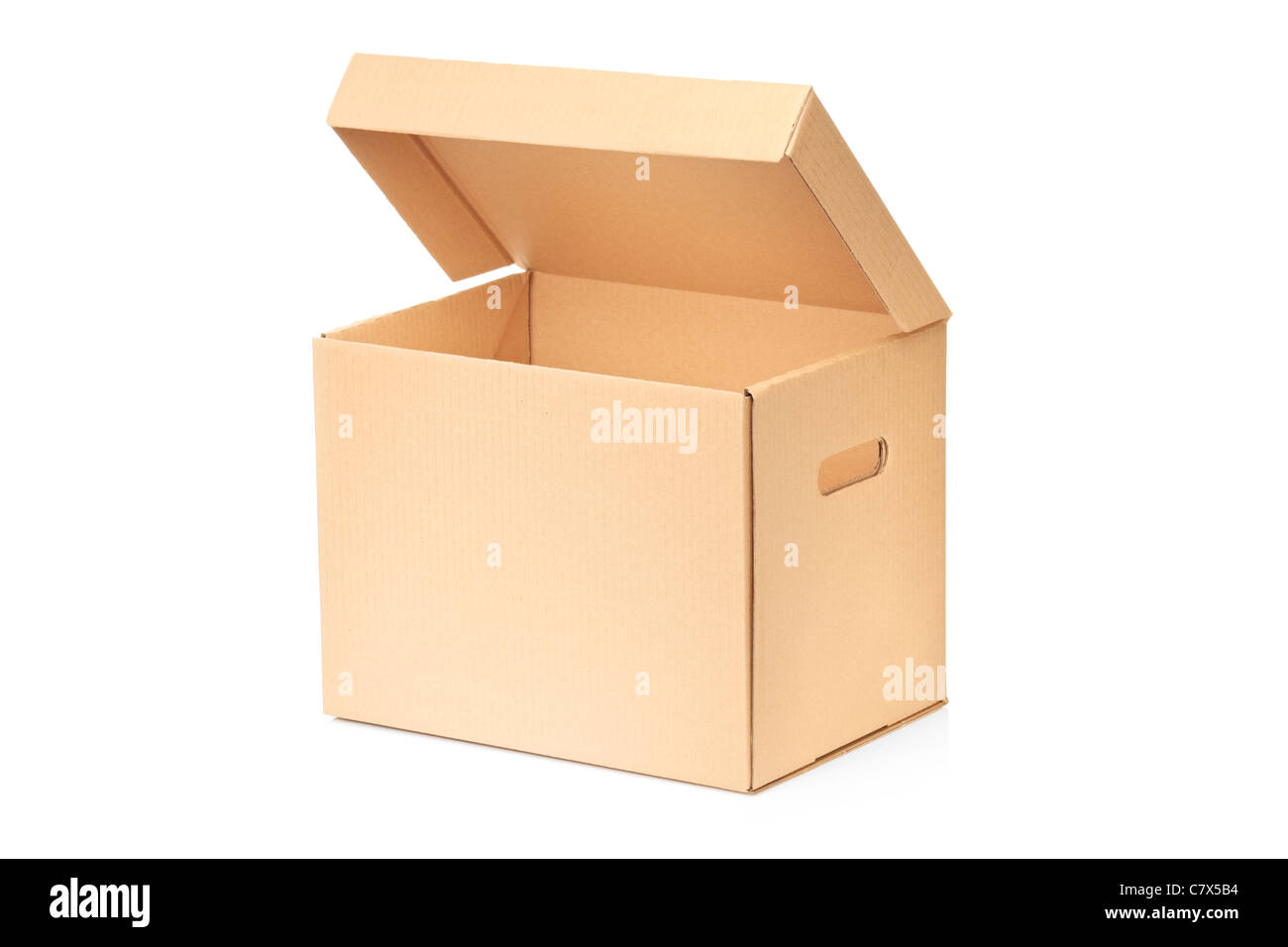 An open paper box Stock Photo - Alamy