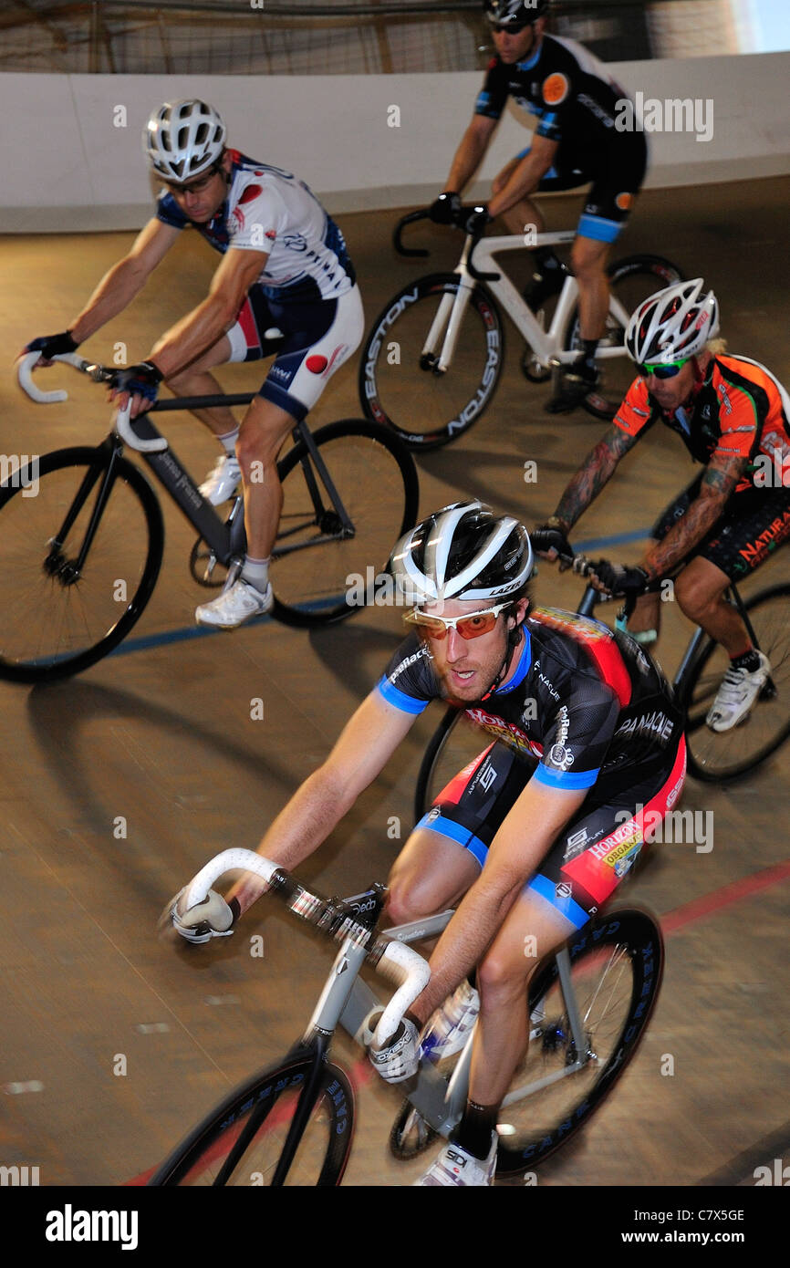 Velodrome track racing Stock Photo - Alamy