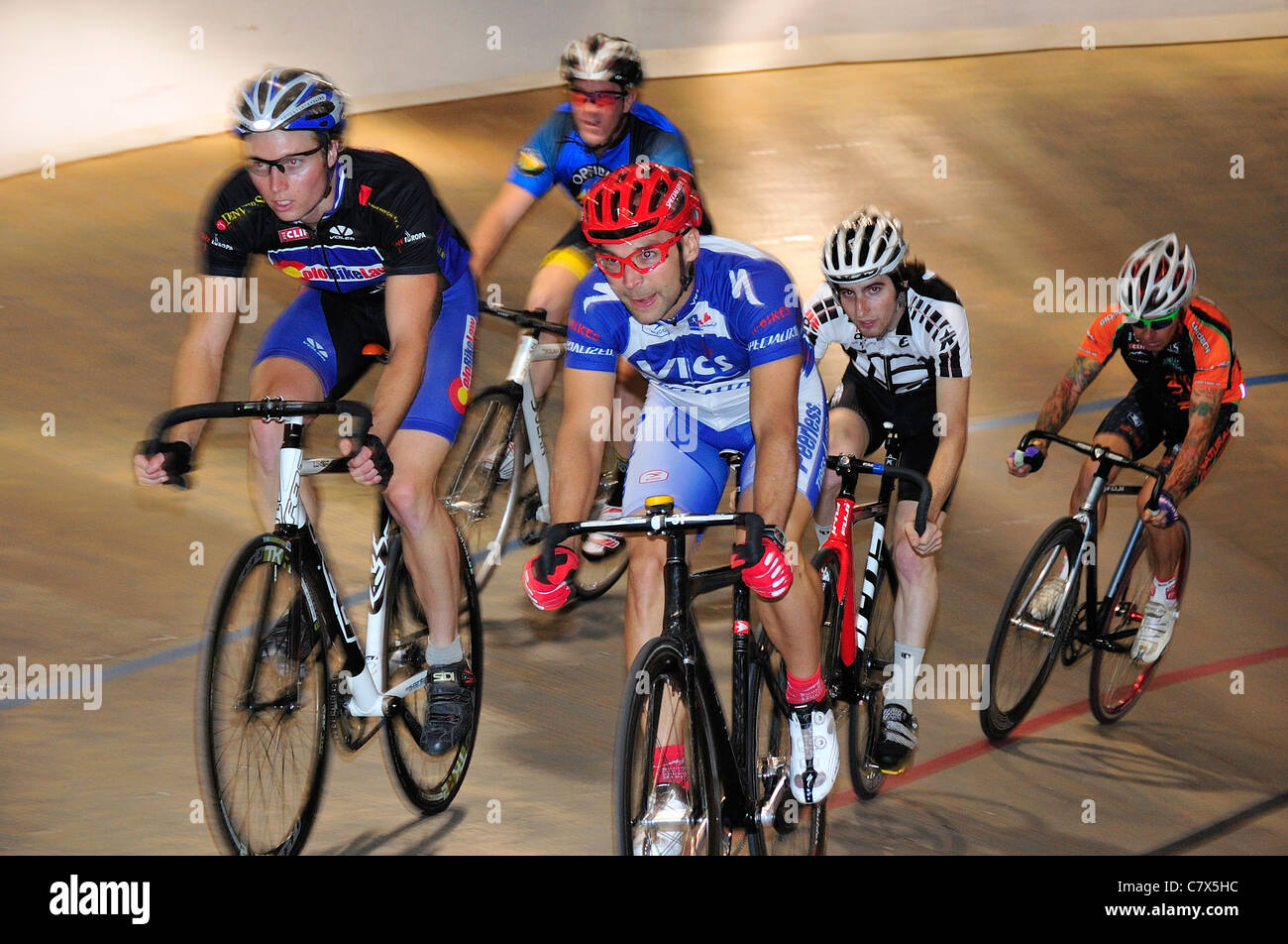 Velodrome track racing Stock Photo - Alamy