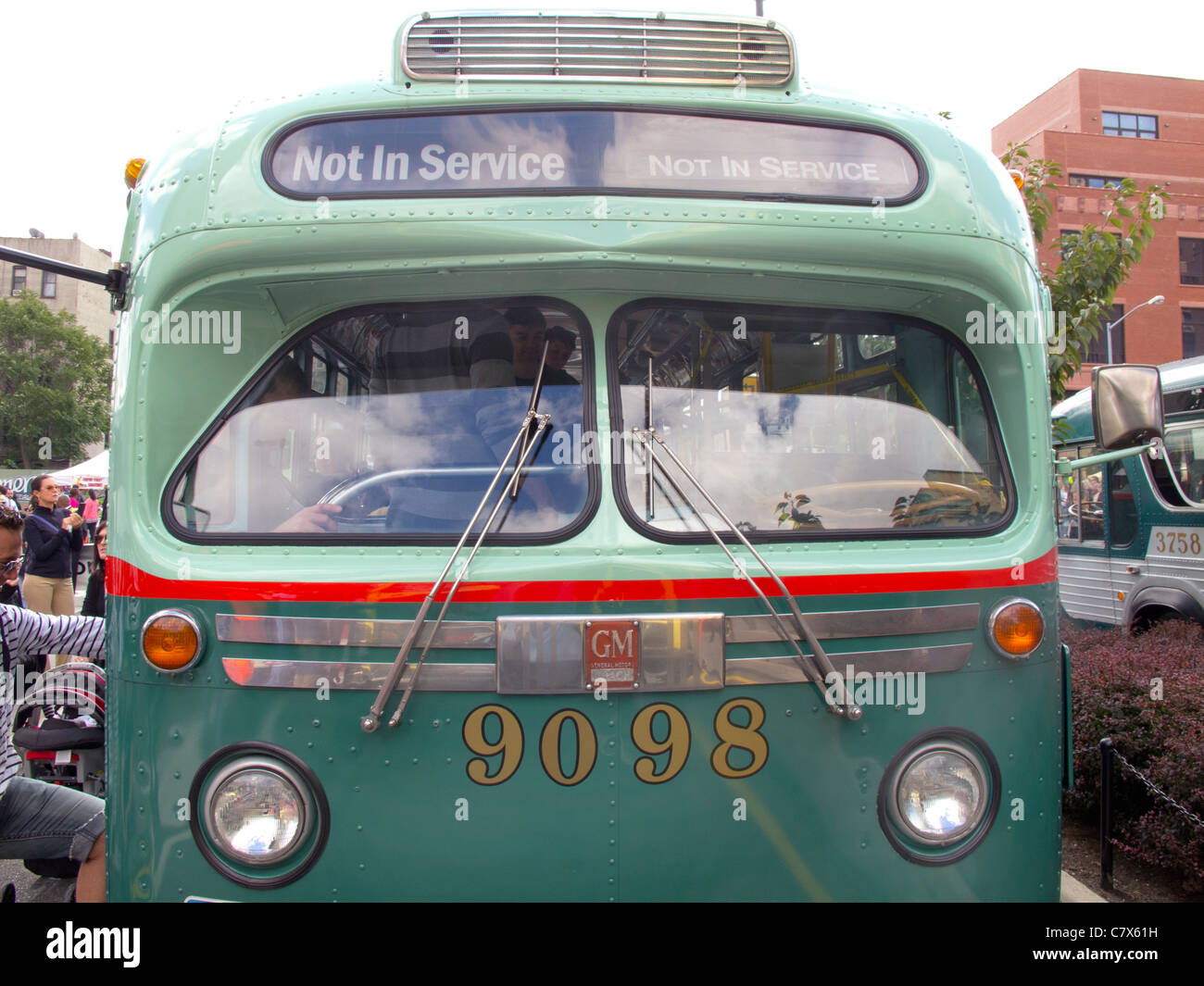 New York Transit Museum bus Stock Photo - Alamy
