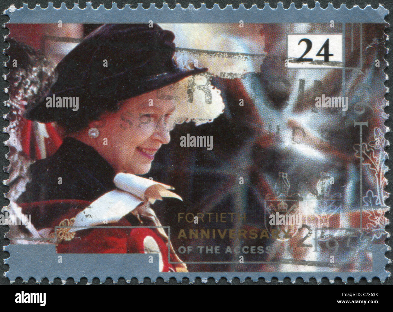 UK - 1992: A dedicated to the 40th anniversary of accession, shows ...