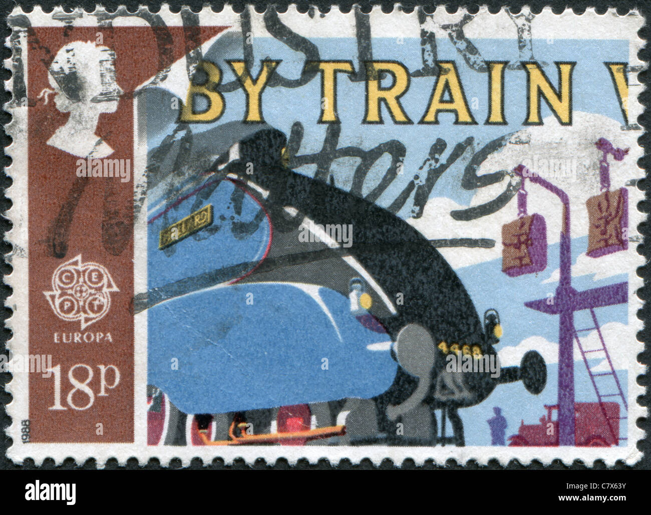 UNITED KINGDOM - 1988: A stamp printed in England, is dedicated to ...
