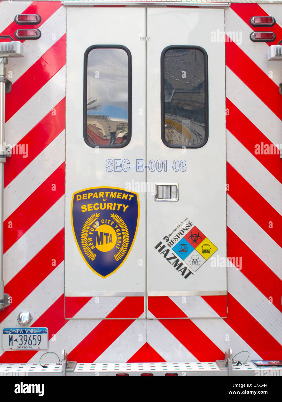 Department of Security hazmat truck Stock Photo - Alamy