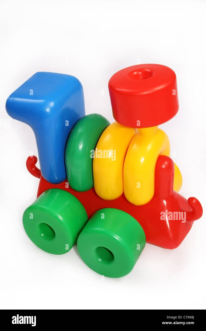 Toy yellow locomotive hi-res stock photography and images - Alamy