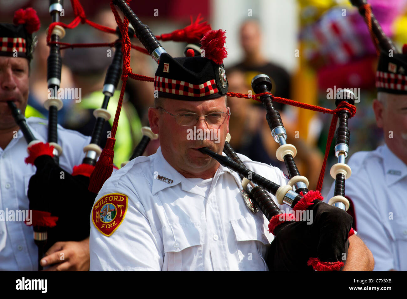 Bagpipes parade at hi-res stock photography and images - Alamy