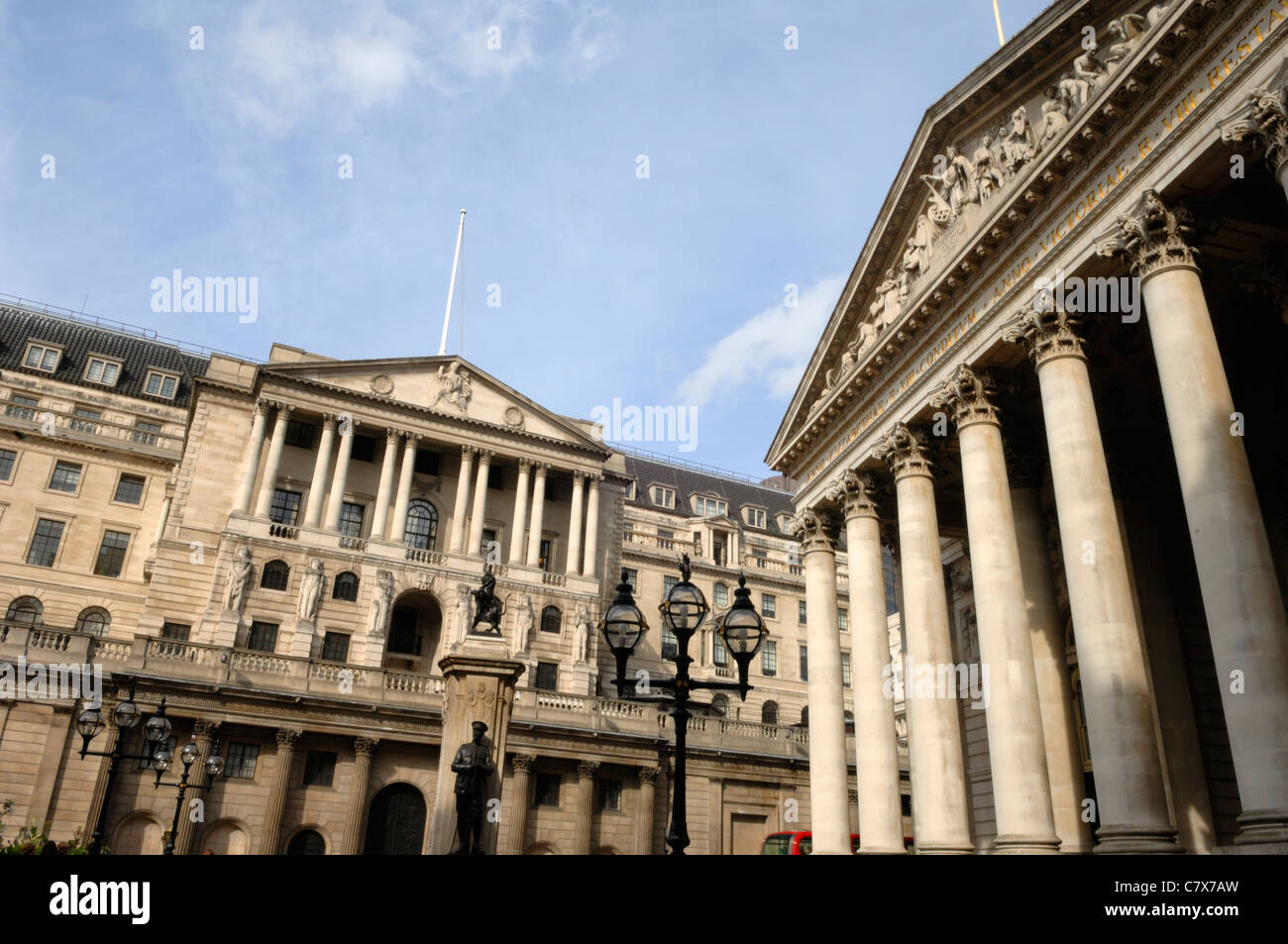 Bank of england royal exchange hi-res stock photography and images - Alamy