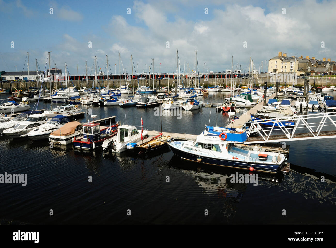 Aberystwyth marina harbour boats hi-res stock photography and images ...