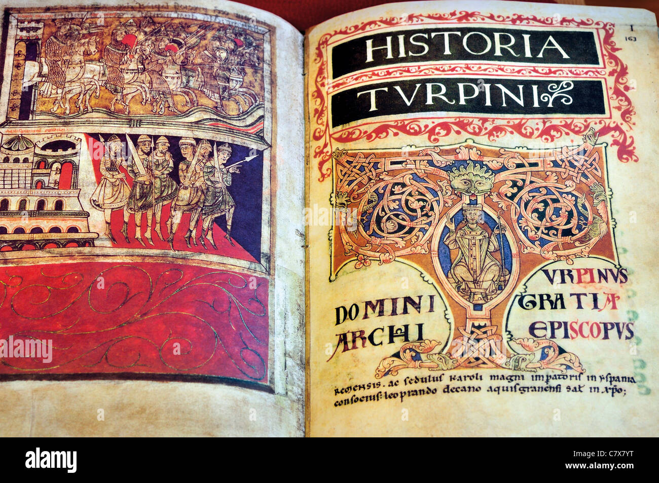 Spain, St. James Way: Medieval Codex Calixtinus in the Library Stock ...