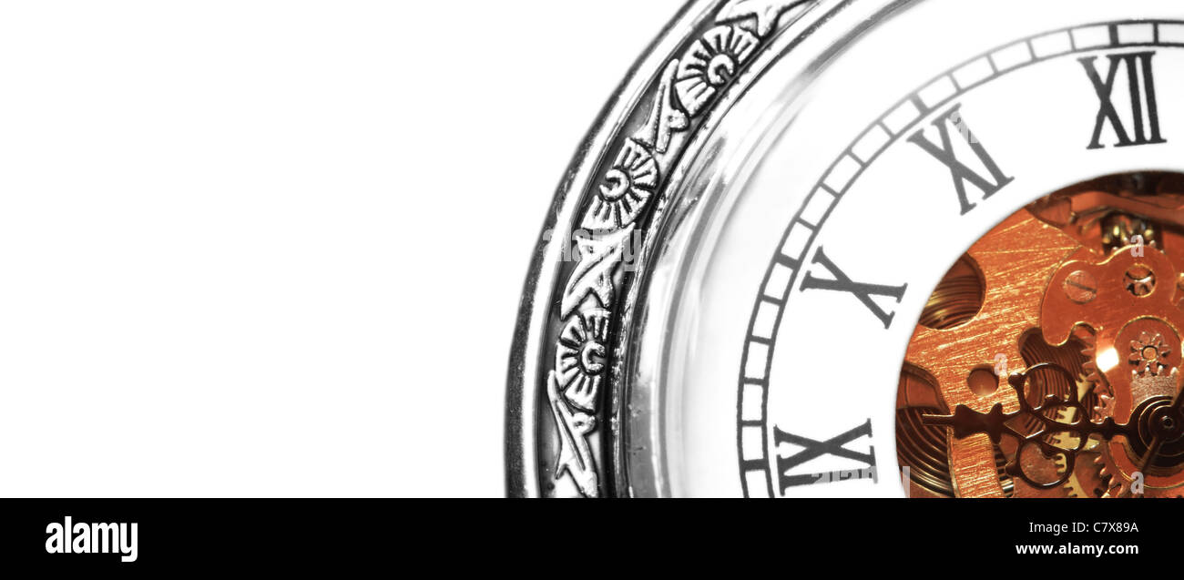 Old clock machine Stock Photo - Alamy