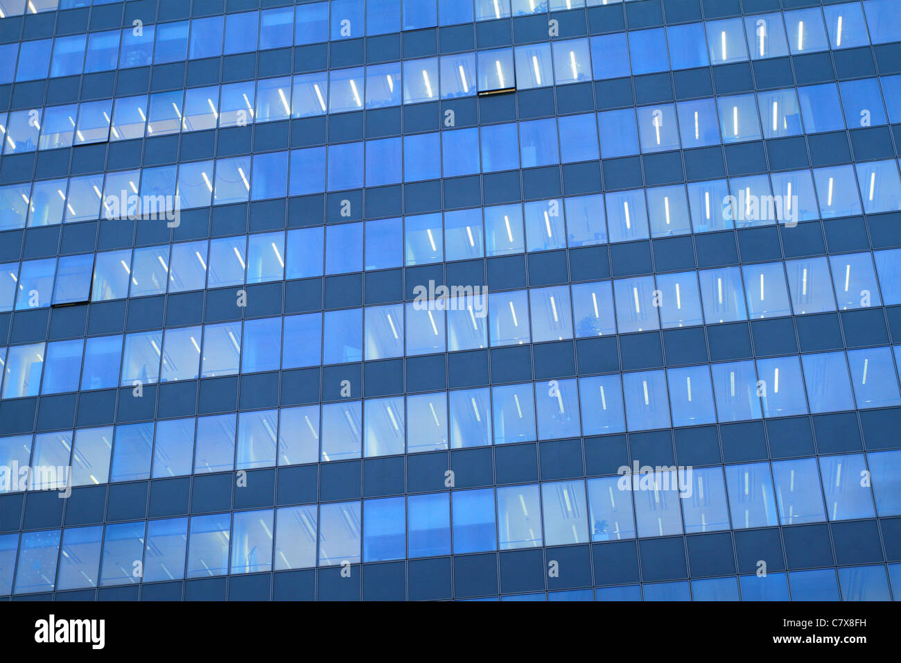 blue office windows background Stock Photo - Alamy