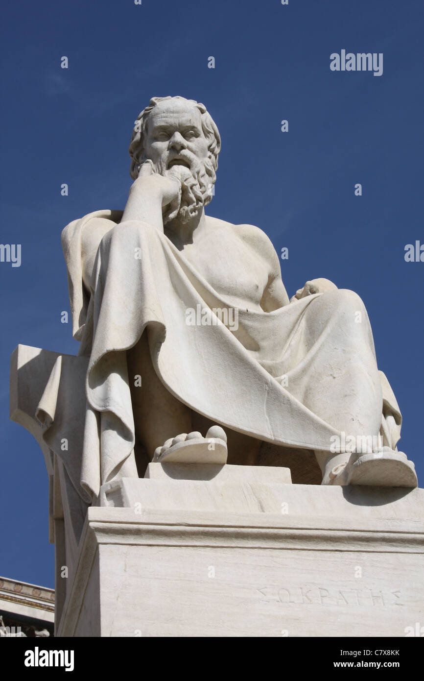 Greek philosopher, Socrates, in Athens, Greece Stock Photo - Alamy