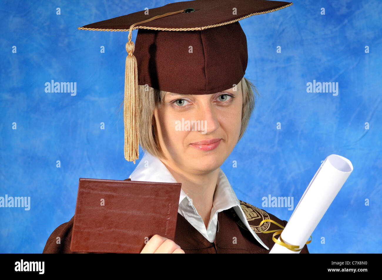 portrait of a young student woman Stock Photo - Alamy