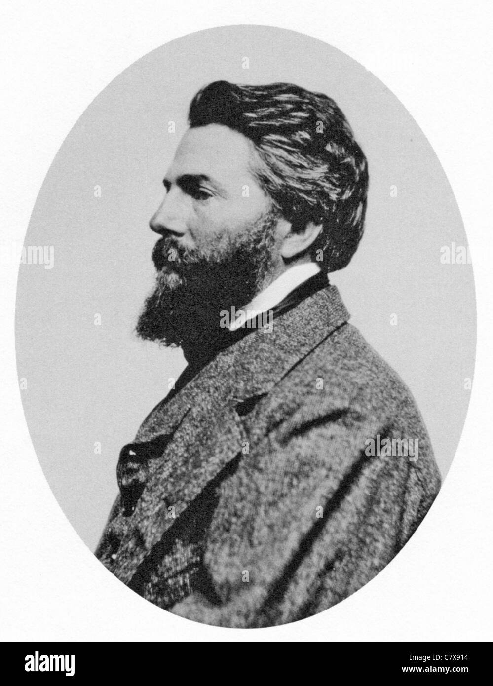 HERMAN MELVILLE (1819-1891) American writer and poet, best known for ...