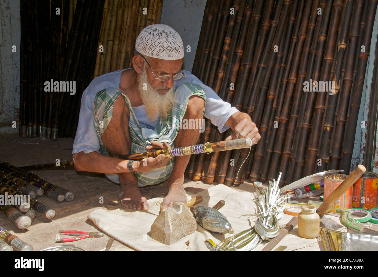 Indian Bamboo Craft High Resolution Stock Photography and Images - Alamy