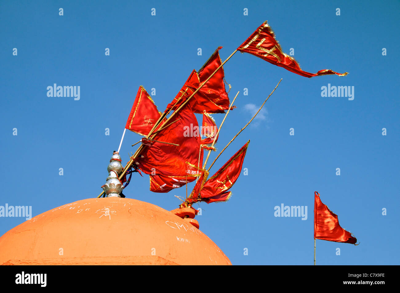 Flags on roof hi-res stock photography and images - Alamy