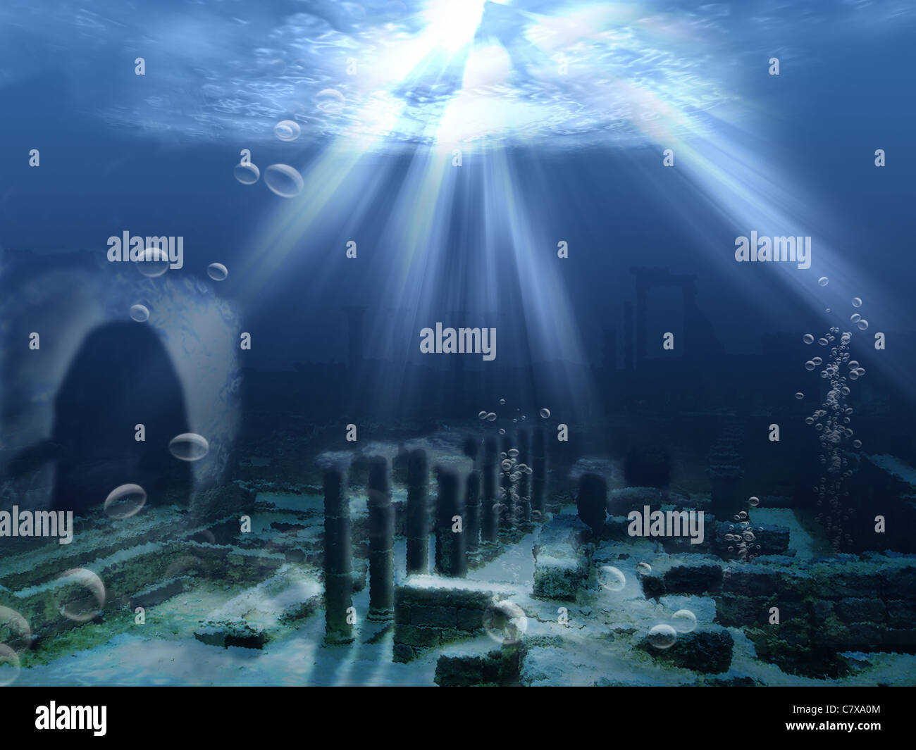 Underwater ruins hi-res stock photography and images - Alamy