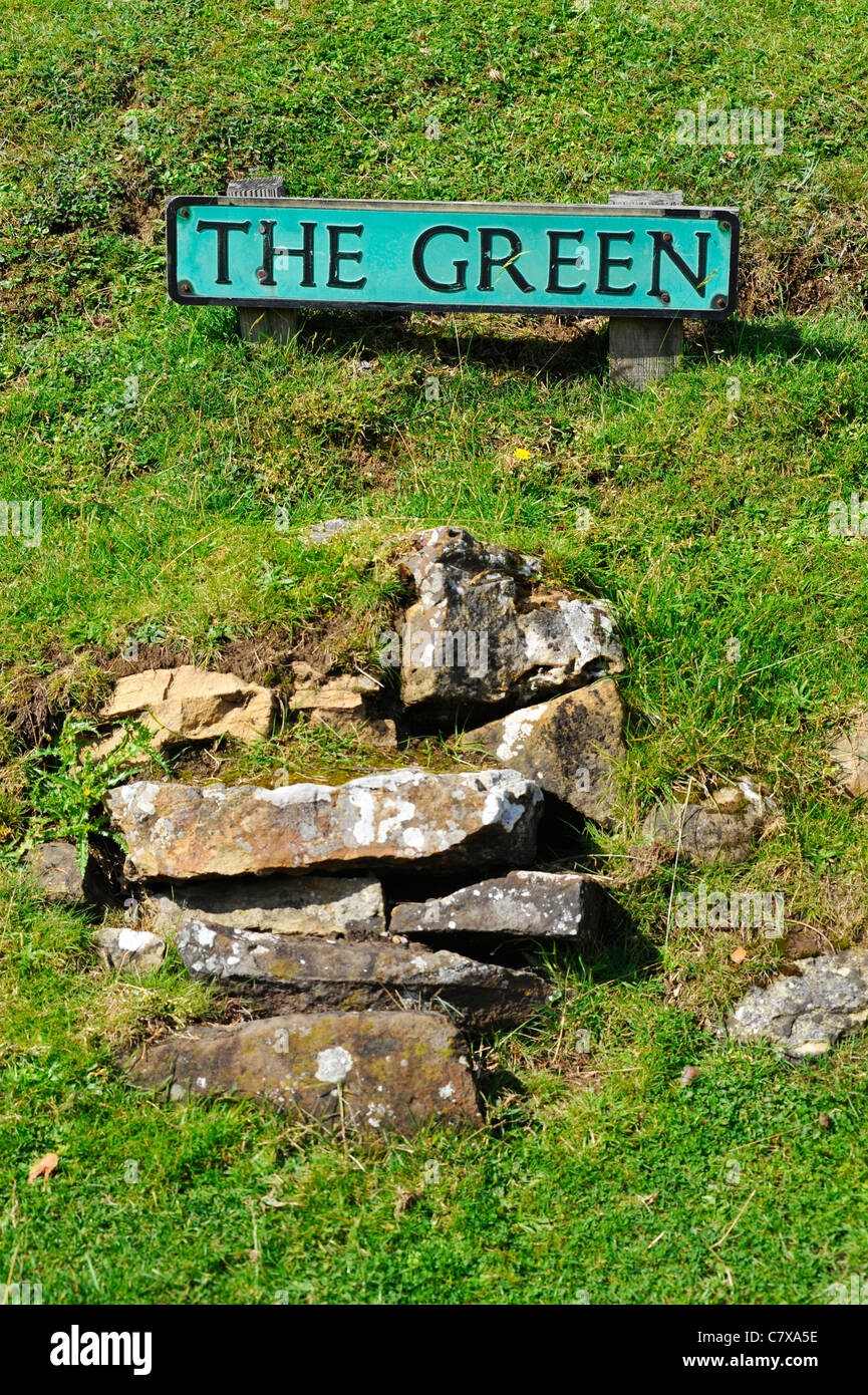 The green goathland grass sign hi-res stock photography and images - Alamy
