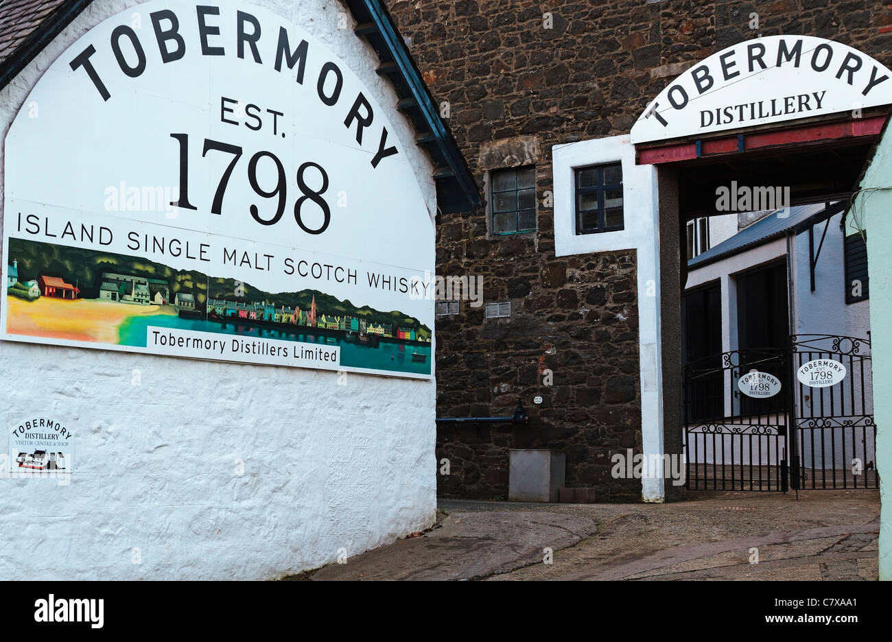 Tobermory Distillery, Tobermory Whisky Distillery, Tobermory, Isle of ...