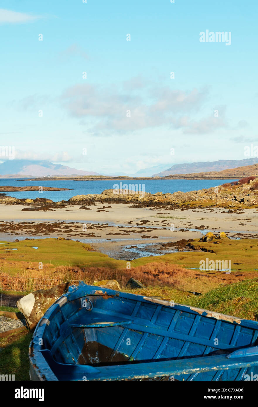 View from Portuaik to Sanna Coastal Walk, Sanna Bay, Ardnamurchan ...