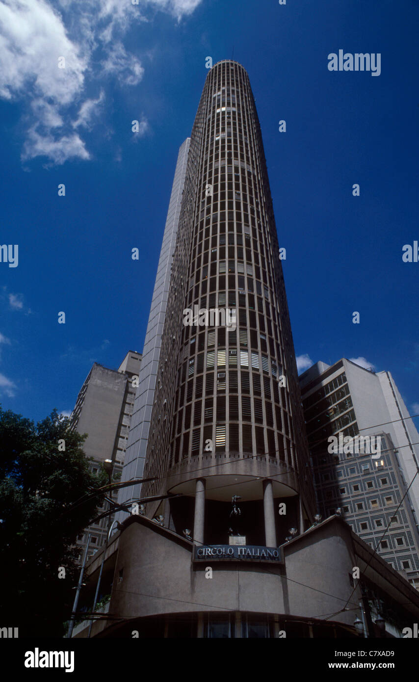 Terraço Italia building ( Circolo Italiano ), São Paulo, Brazil. Symbol ...
