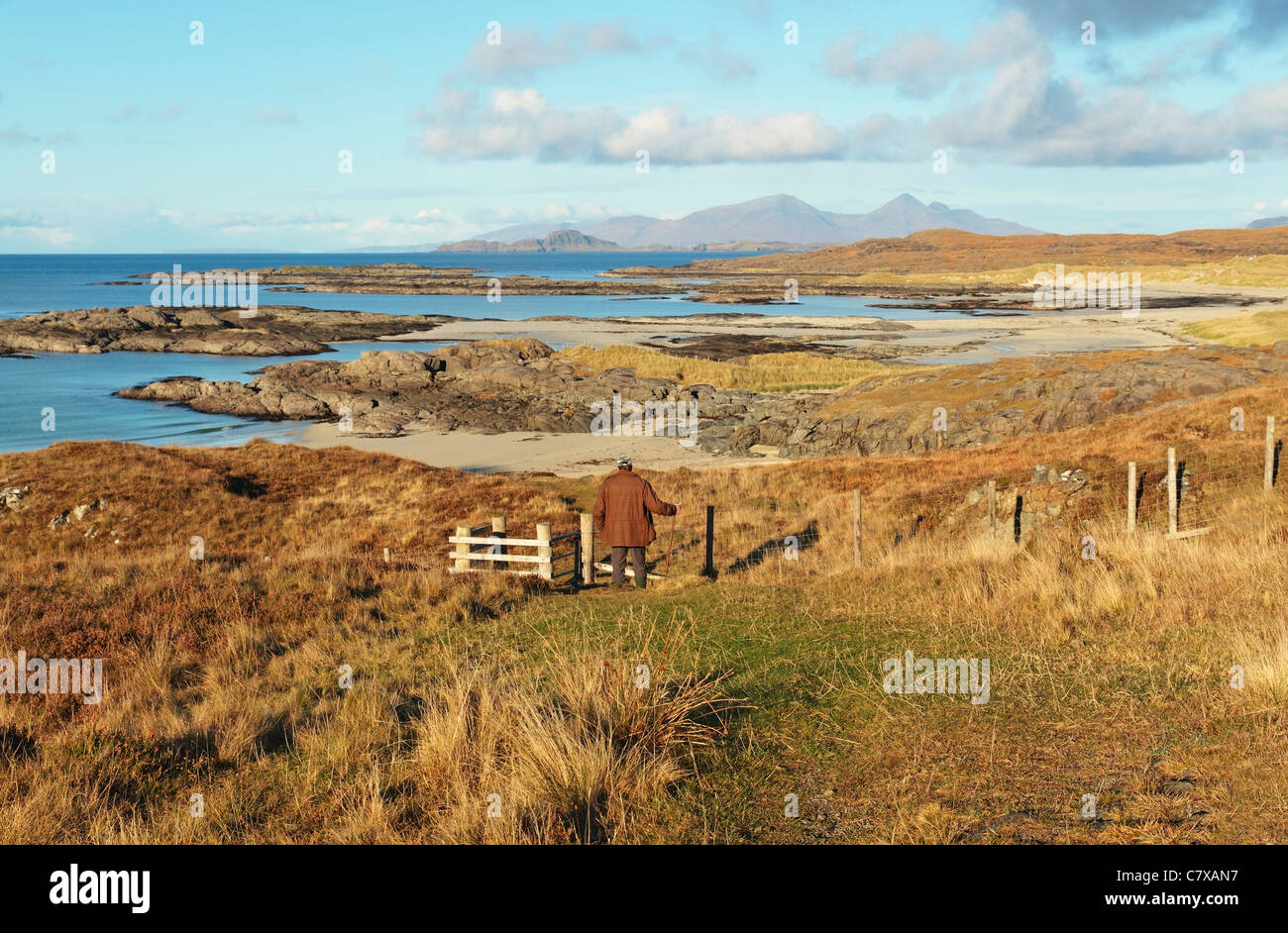 Sanna Bay,Typical view from on the Portuaik to Sanna Coastal Walk ...