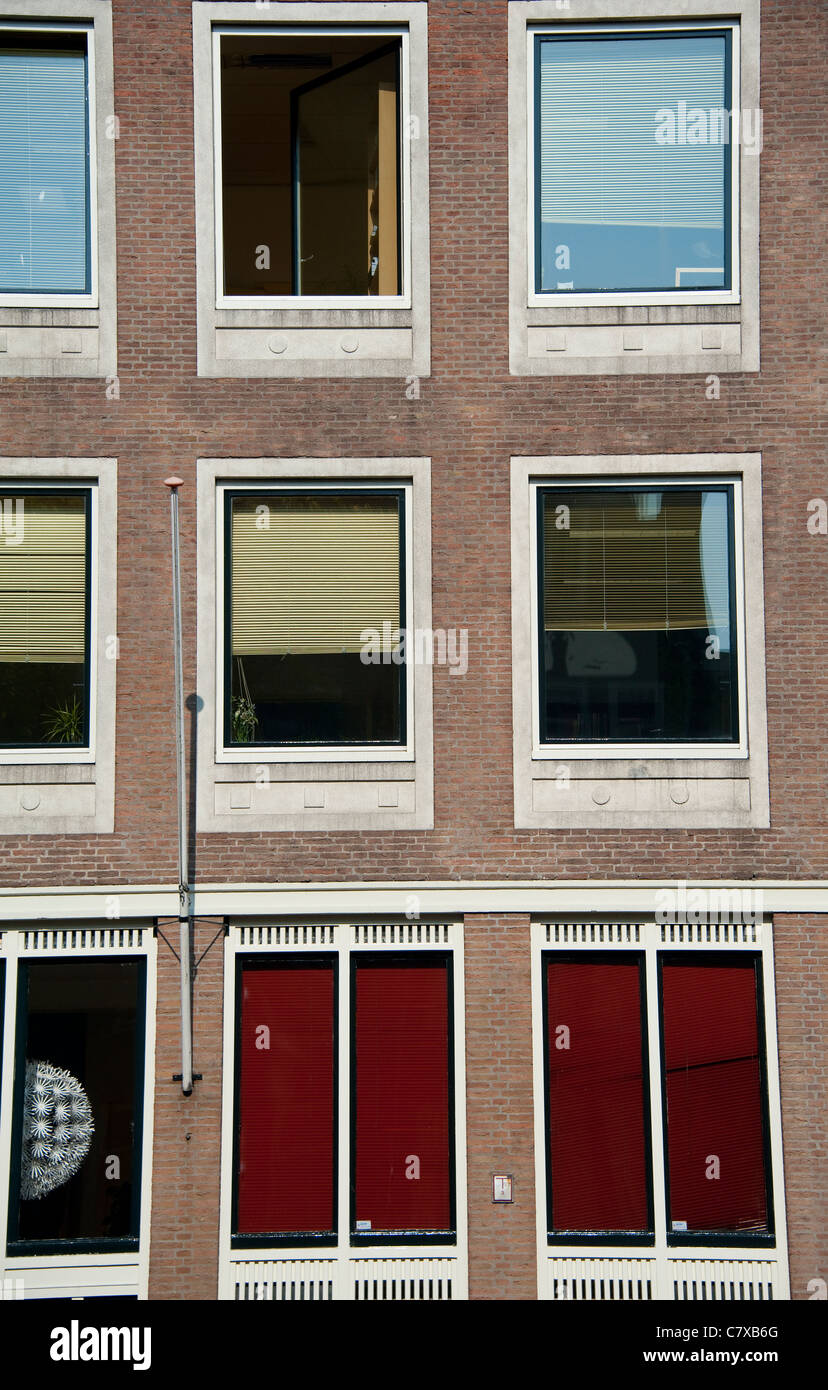 Modern windows in Amsterdam Stock Photo - Alamy