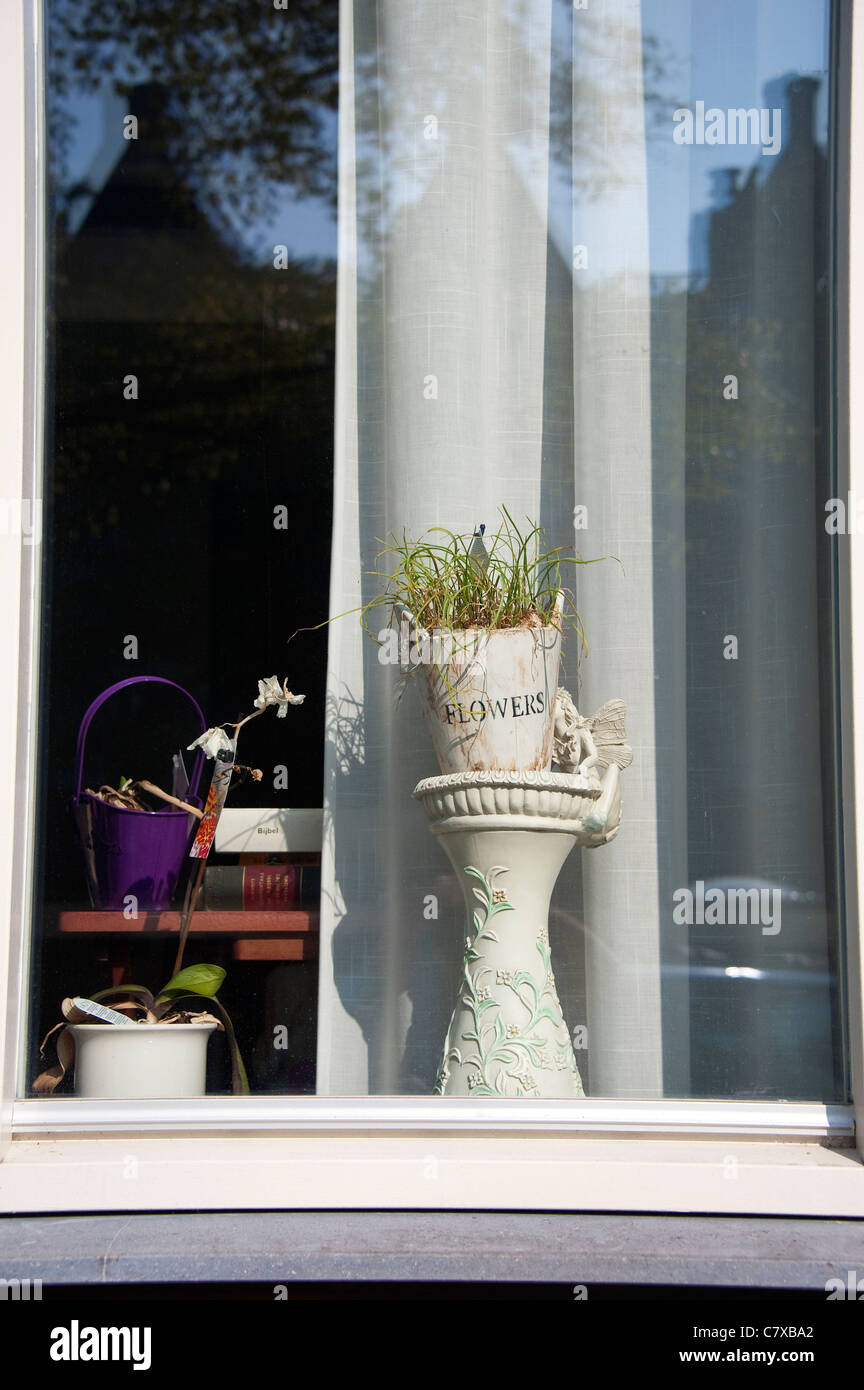 Window decoration in Amsterdam Stock Photo - Alamy