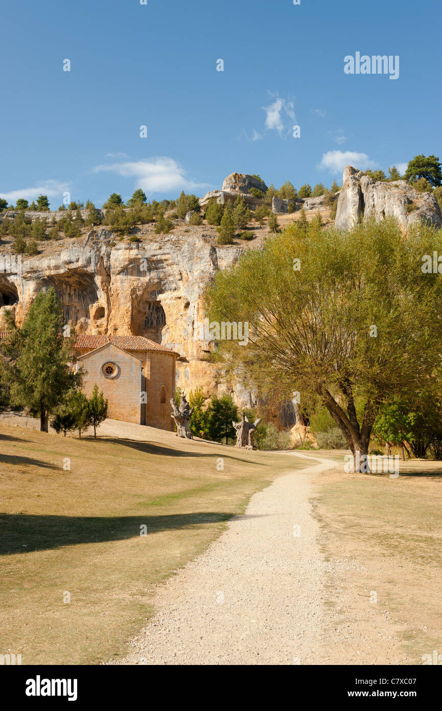 Inside the Lobos river canyon, Soria, Spain Stock Photo - Alamy