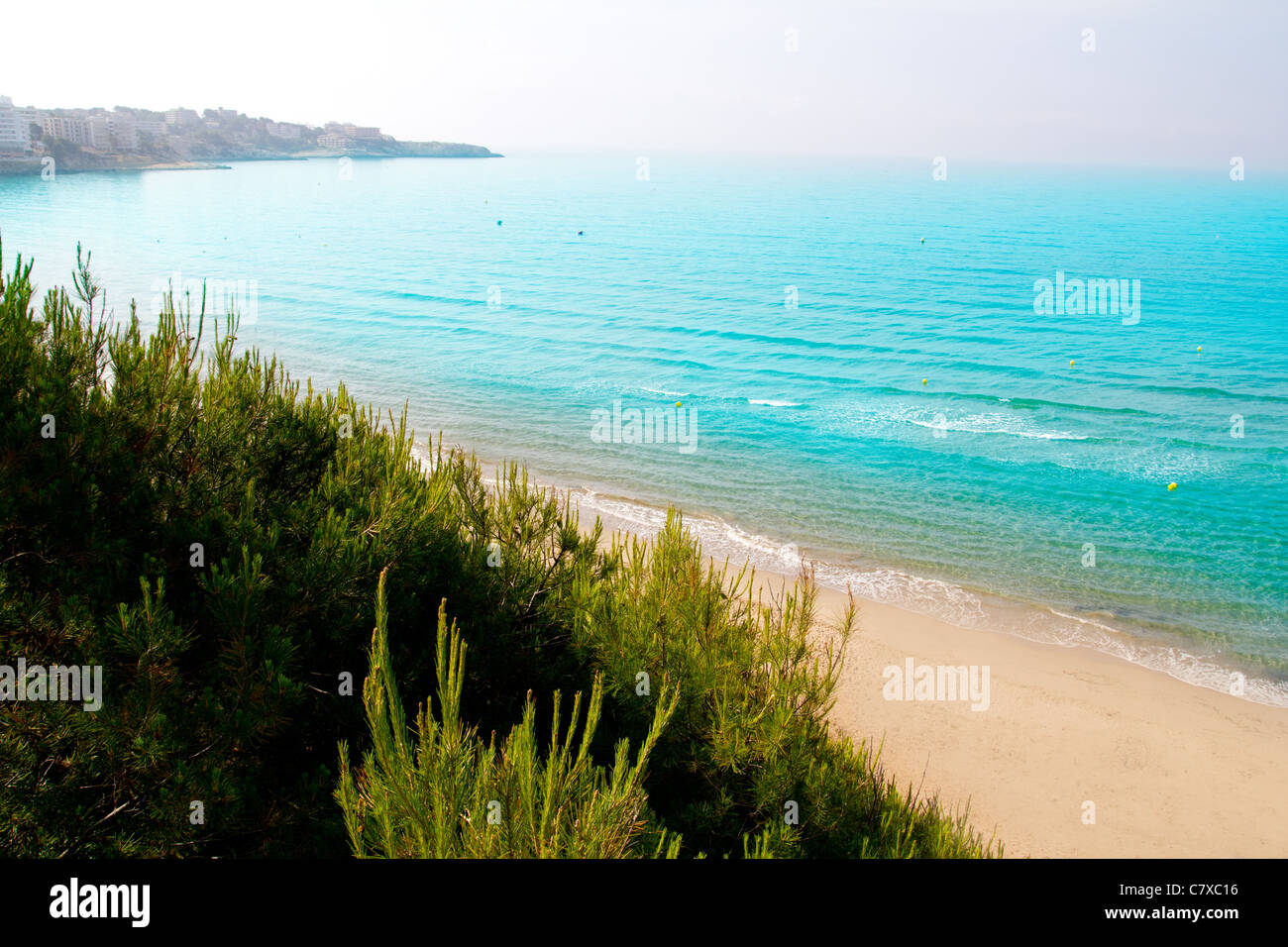 long beach Platja larga in Salou Tarragona Spain Catalonia Stock Photo ...