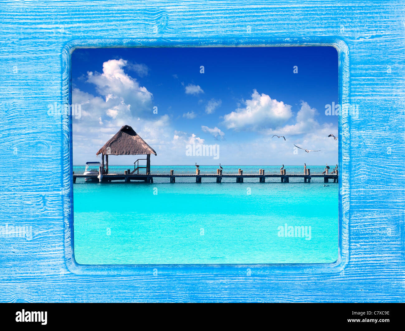 Tropical Beach Border