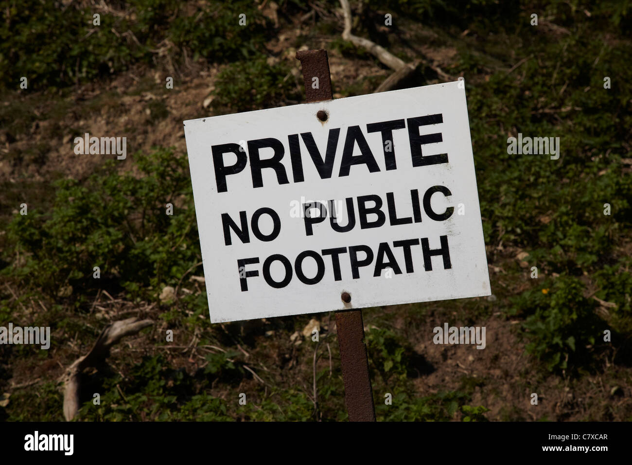 Private no entry notice hi-res stock photography and images - Alamy