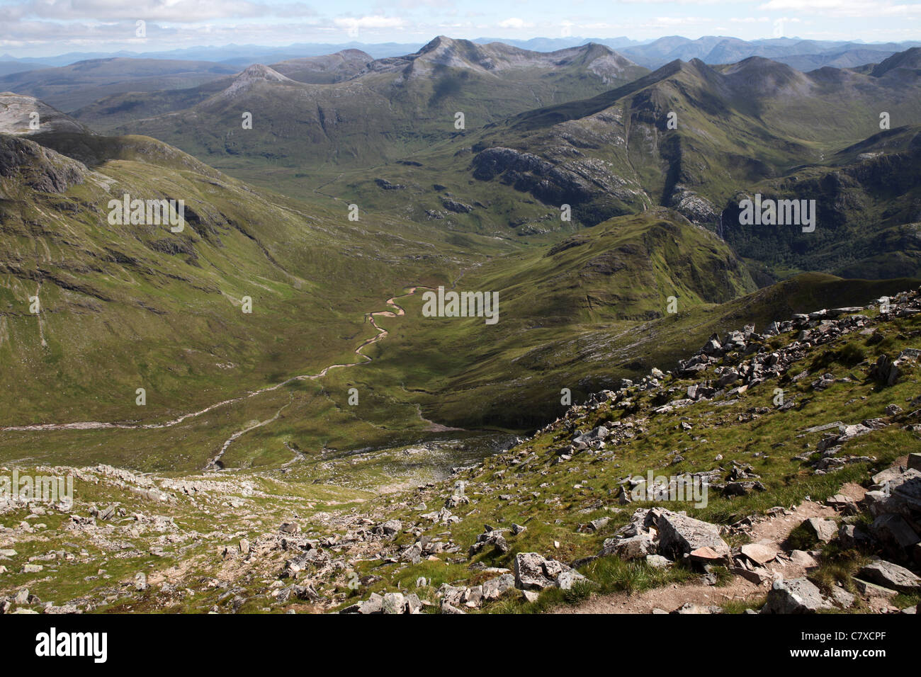 View from the ascent of Ben Nevis by the Carn Mor Dearg Arete - Fort ...