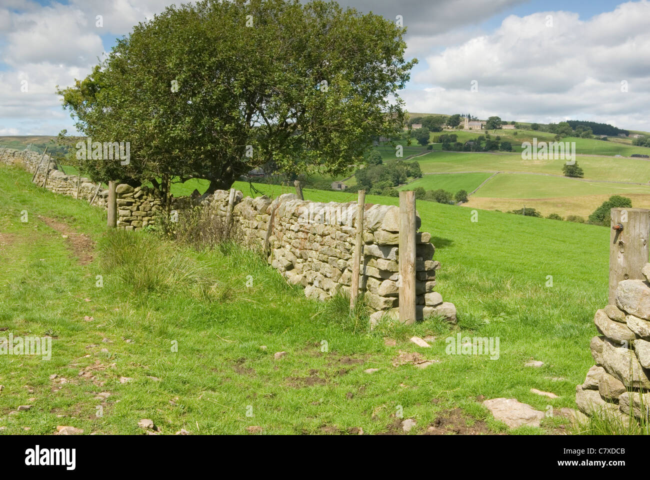 Middlesmoor in Nidderdale, Yorkshire, UK Stock Photo - Alamy