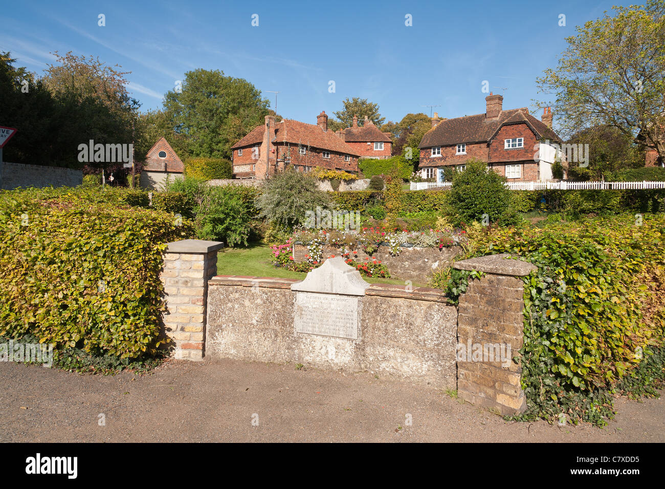 Kentish village of Kemsing, Sevenoaks, Kent Stock Photo - Alamy