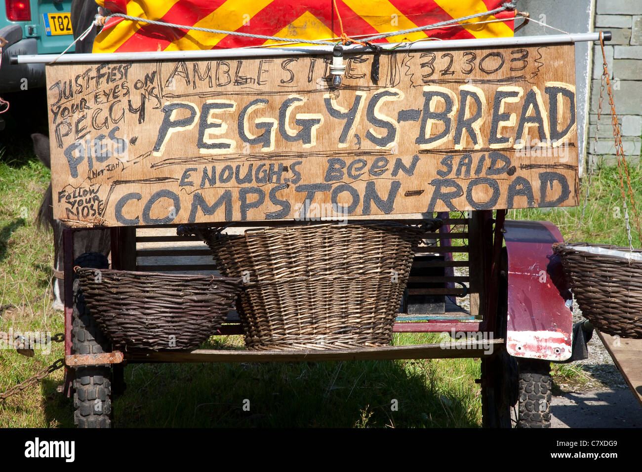 Home-made Advertising Signs for Local Businesses, Lake District, UK ...