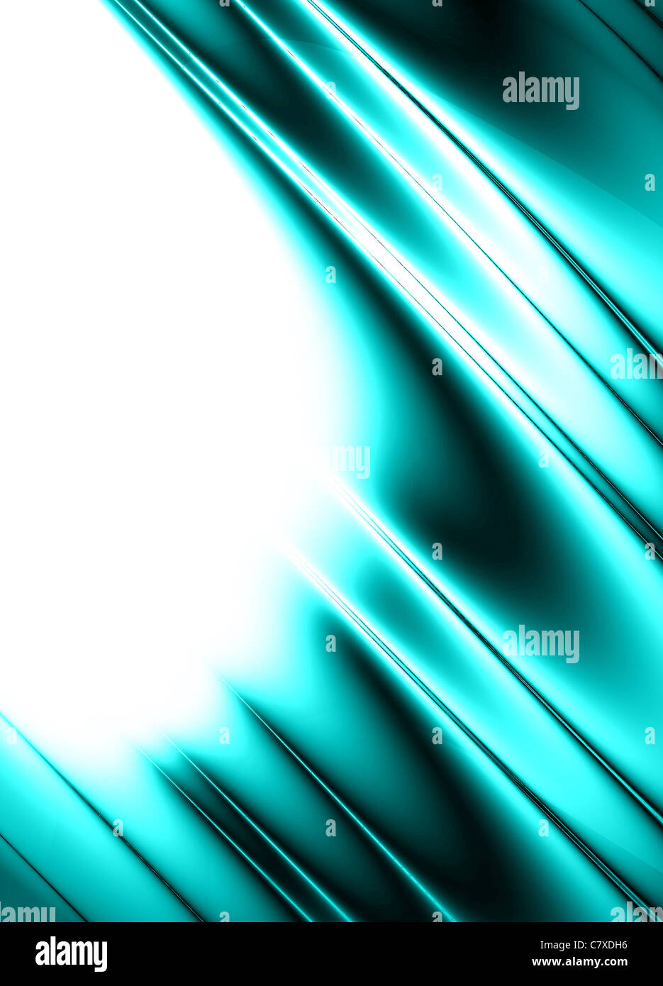 Blue cell wave design Stock Photo - Alamy