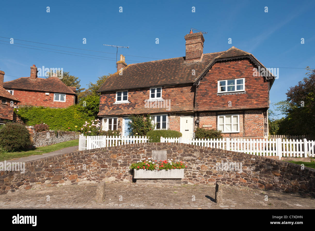 Kentish village of Kemsing, Sevenoaks, Kent Stock Photo - Alamy