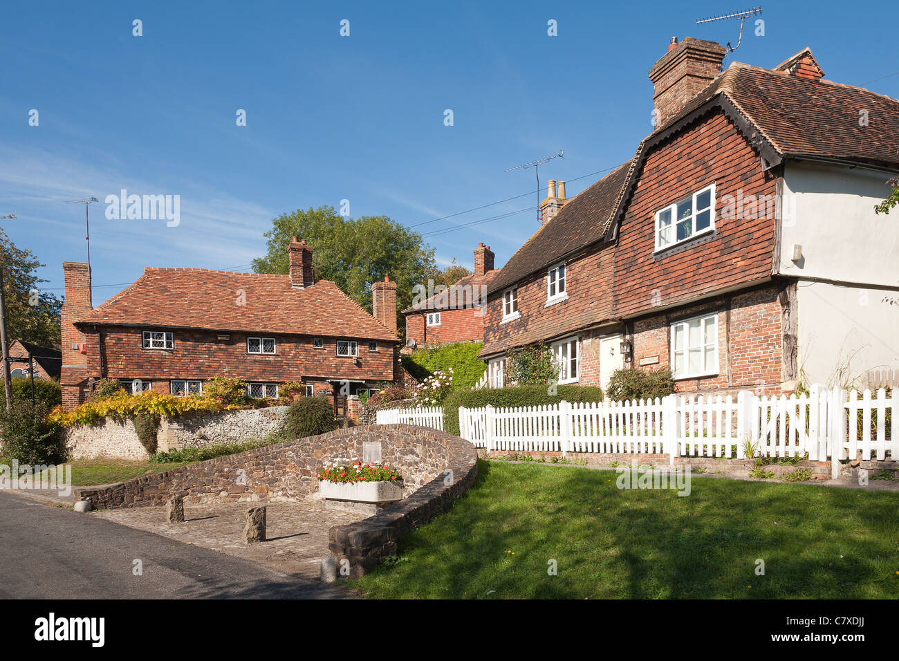 Kentish village of Kemsing, Sevenoaks, Kent Stock Photo - Alamy