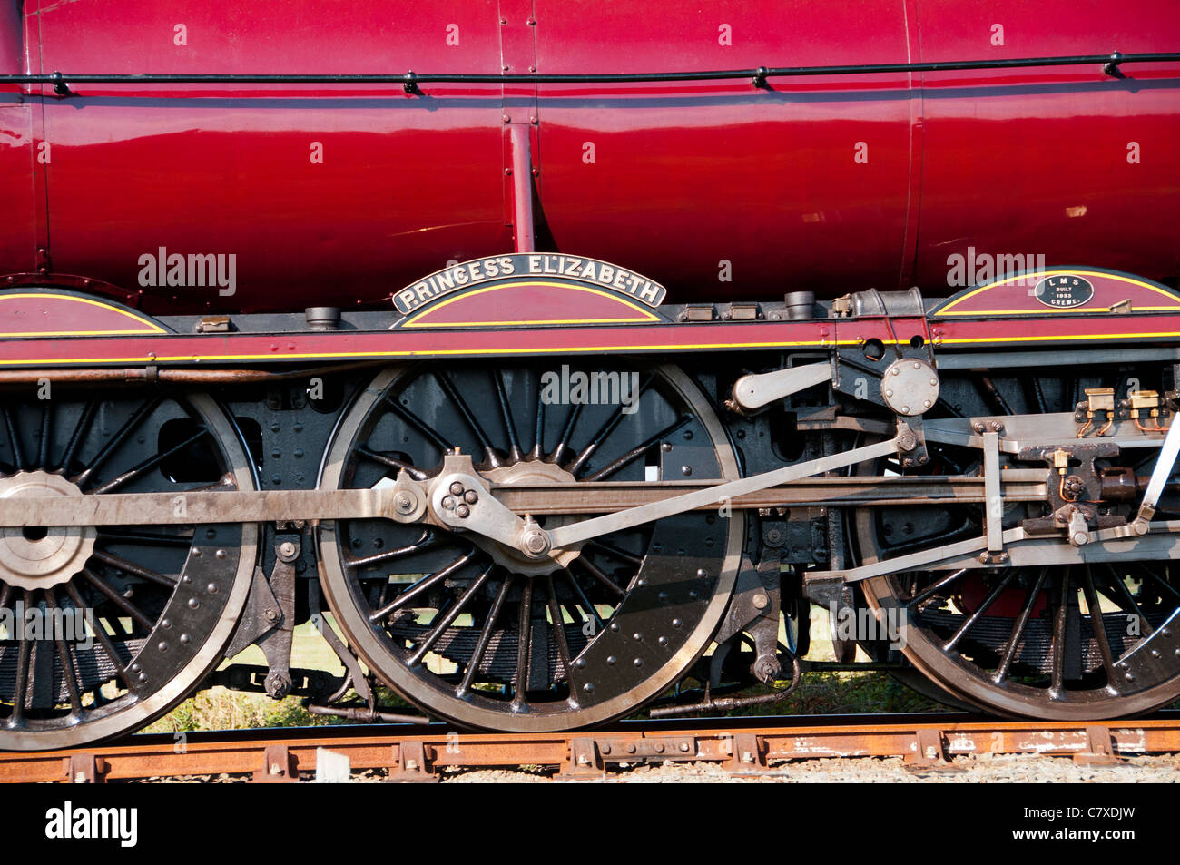 Princess Elizabeth steam engine Stock Photo - Alamy