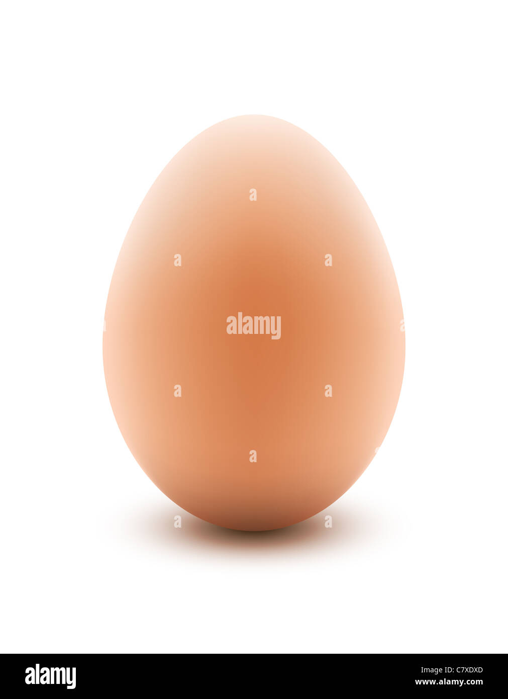 Illustration of an egg with use of gradient mesh Stock Photo - Alamy