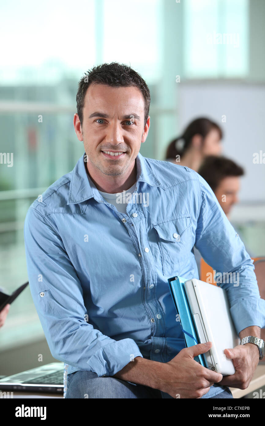 Lecture theatre teacher students hi-res stock photography and images ...