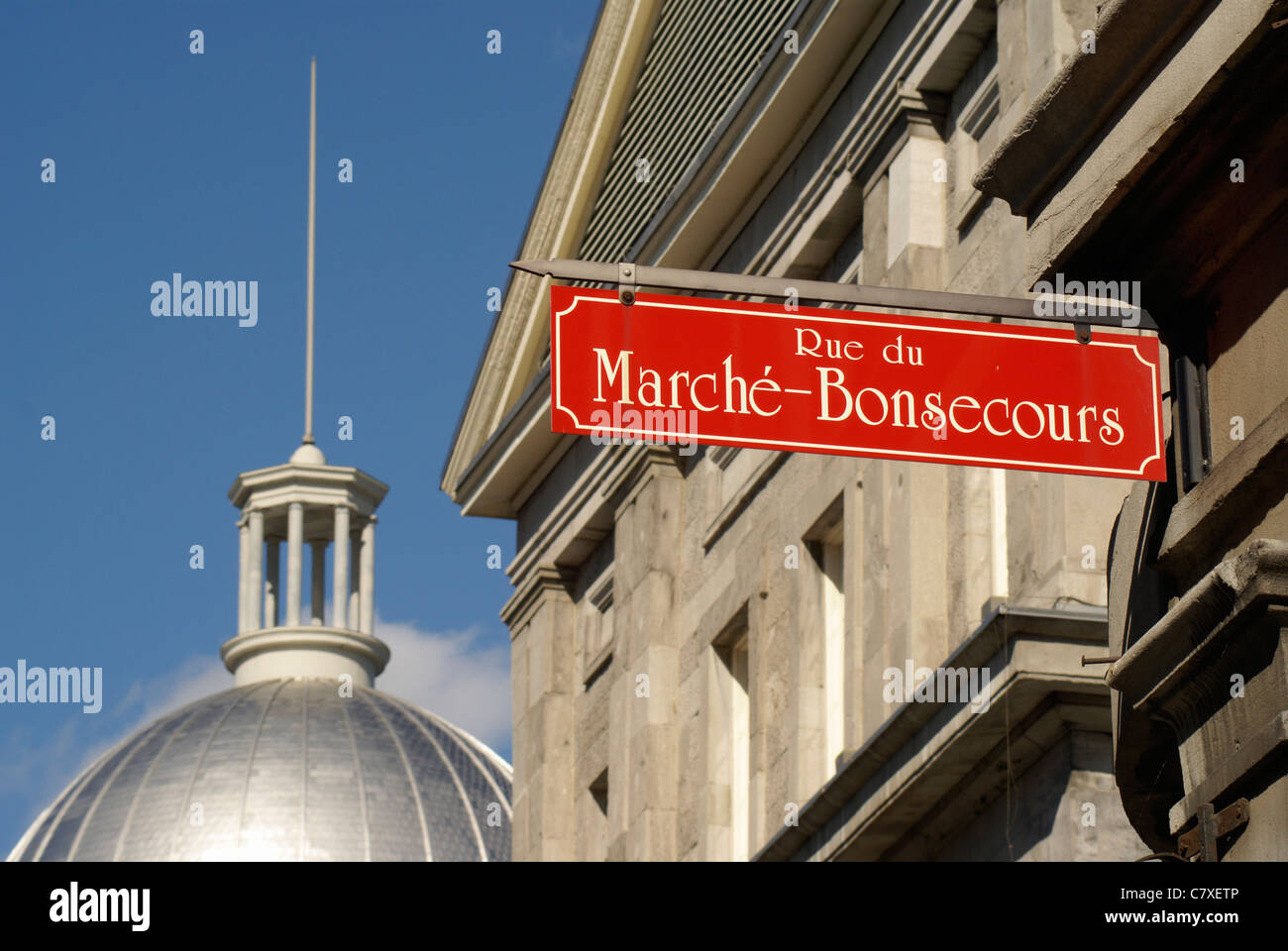 Bonsecours market street hi-res stock photography and images - Alamy