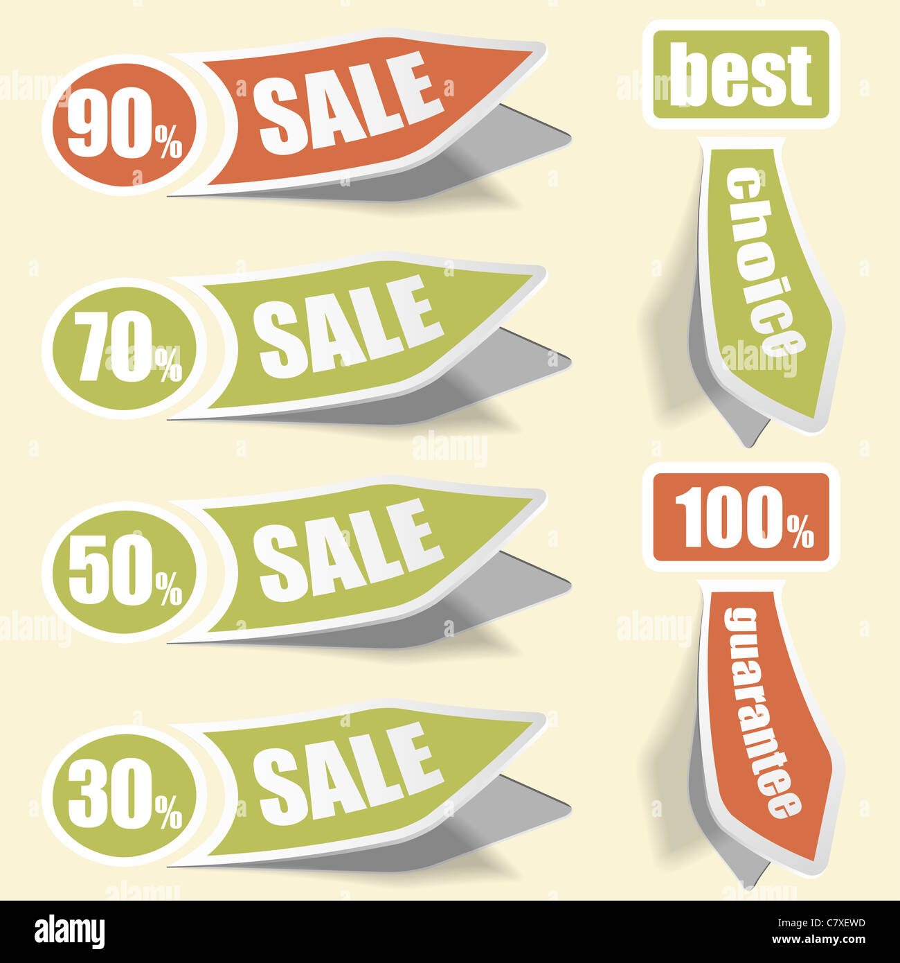 Collect Sticker and Tags, element for design, eps10 vector illustration ...