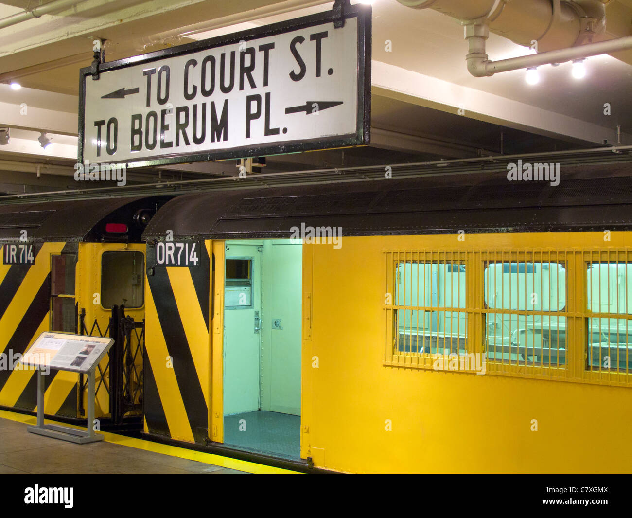 New York Transit Museum gallery Stock Photo - Alamy