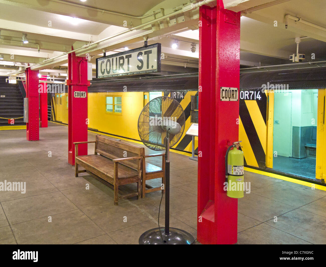 New York Transit Museum gallery Stock Photo - Alamy