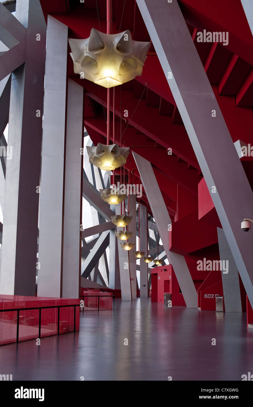 Inside the Birds Nest, Beijing, China Stock Photo - Alamy