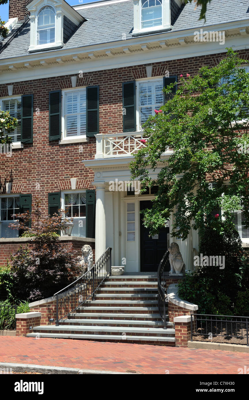 Georgetown, Washington D.C., USA early American buildings Stock Photo ...