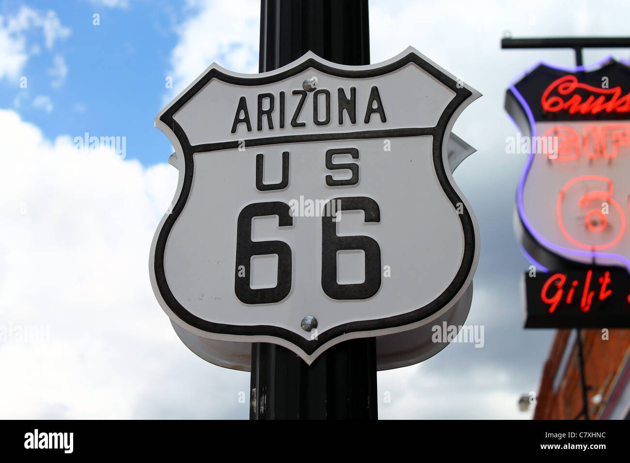 Route 66 Neon Signs High Resolution Stock Photography and Images - Alamy