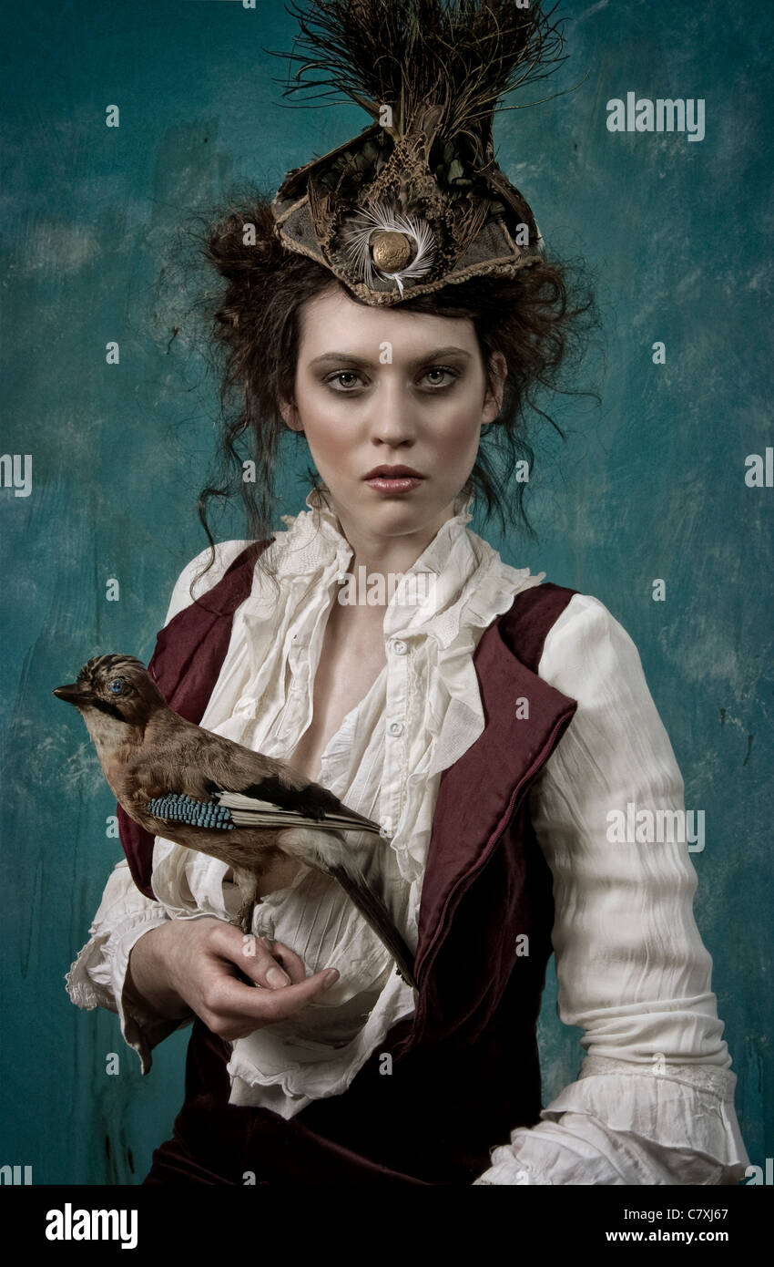 Woman wearing bird costume hi-res stock photography and images - Alamy
