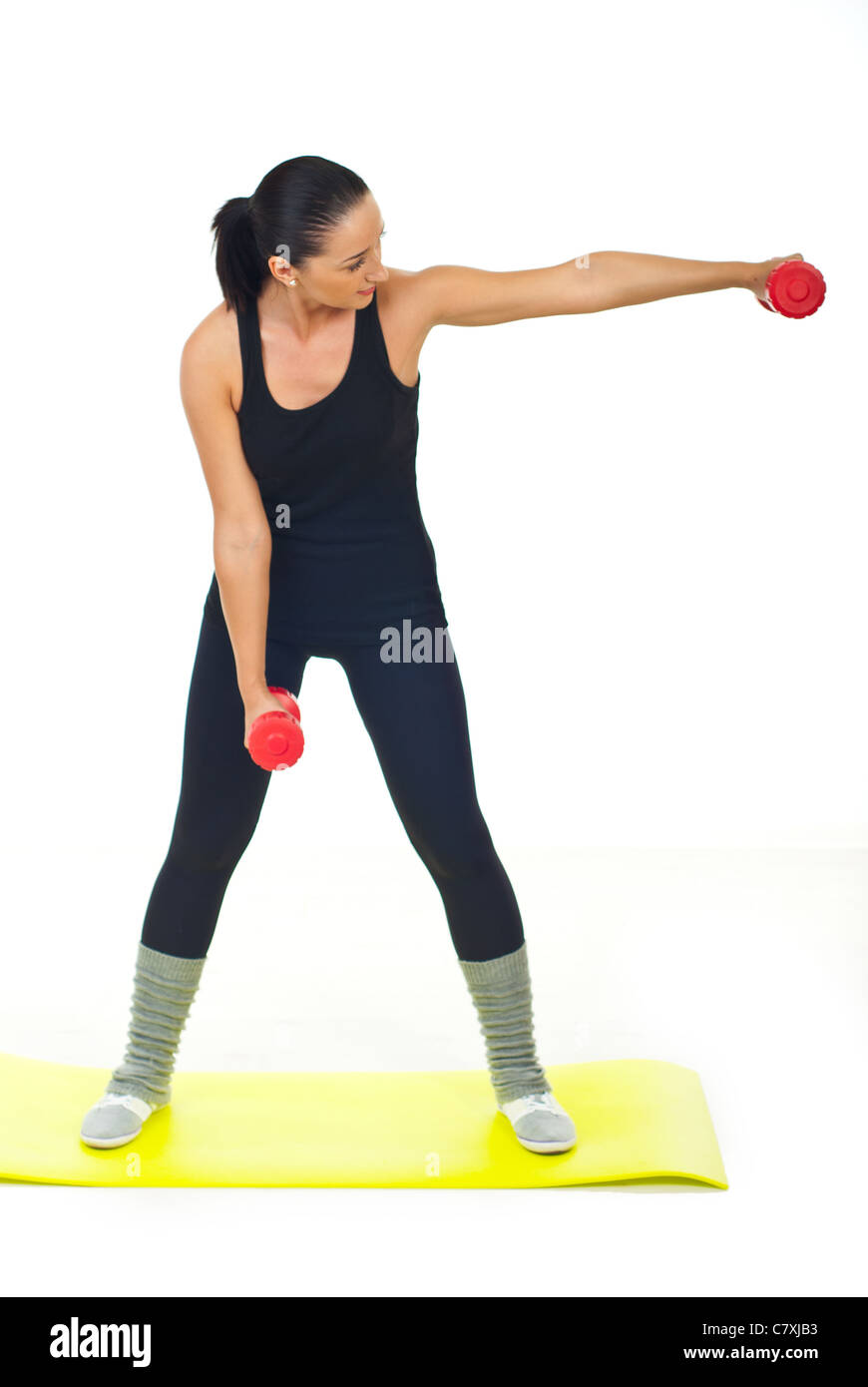 Exercise determination Cut Out Stock Images & Pictures - Alamy